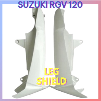 SUZUKI RGV120 RG110 LEG SHIELD KEPAK PUTIH RGV 120 RG 110 SUZUKI RGV RG ...