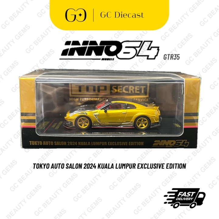 READY STOCK Inno 64 Top Secret Nissan GTR (R35) | Tokyo Auto Salon 2024 ...