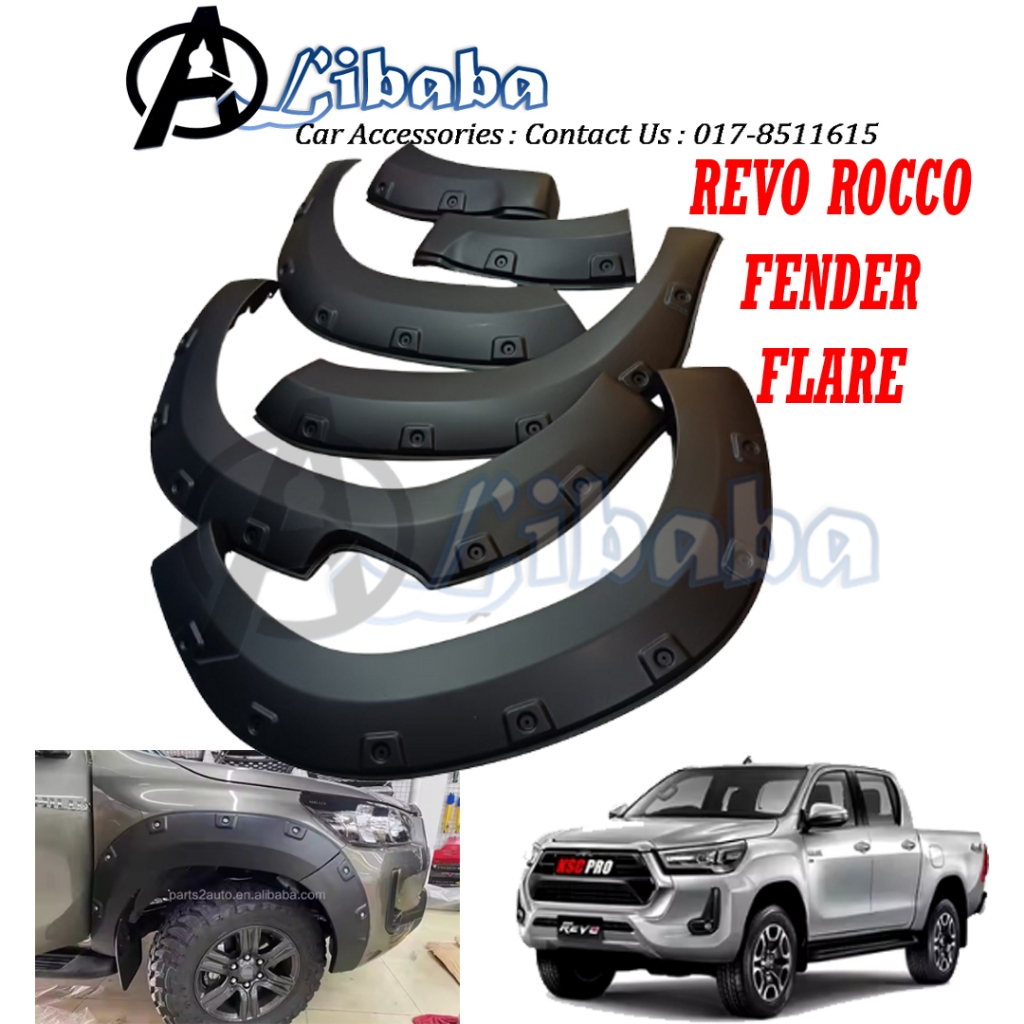 TOYOTA REVO WHEEL FENDER [6 PCS] : BIG | Shopee Malaysia