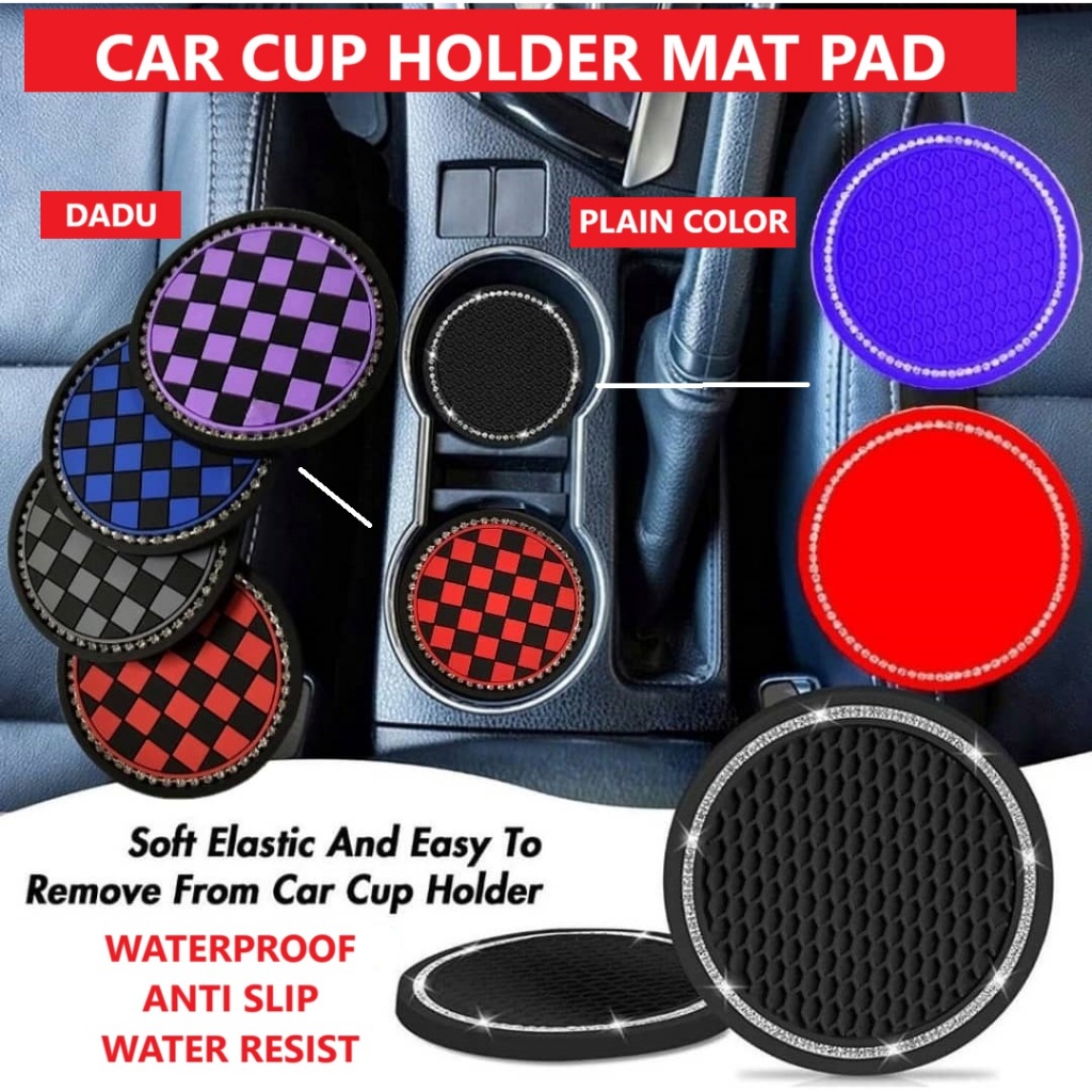 Car Cup Coaster Drink Water Bottle Holder Dadu Dash Mat Anti Slip ...