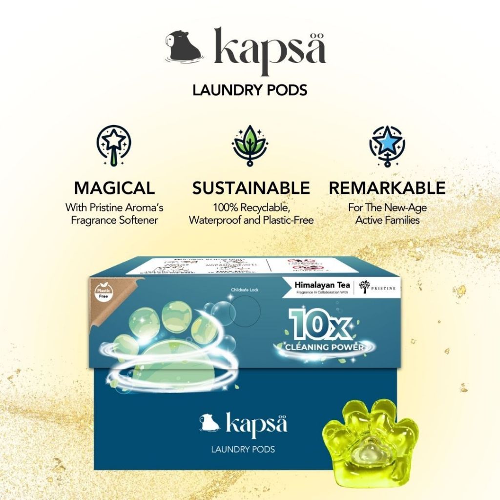 Kapsa 10 in 1 Laundry Pods 30 Capsules - With Pristine Aroma's ...