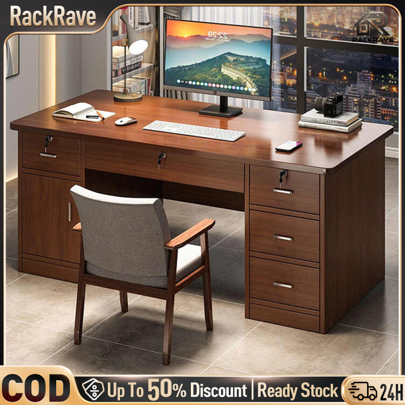 RR-School Teacher's Office Desk With Cabinet Home Work Table Computer ...