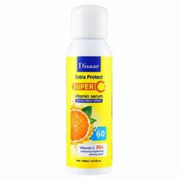 Disaar Extra Protect Super C+ Vitamin Serum Sunscreen Spray SPF 60 ...