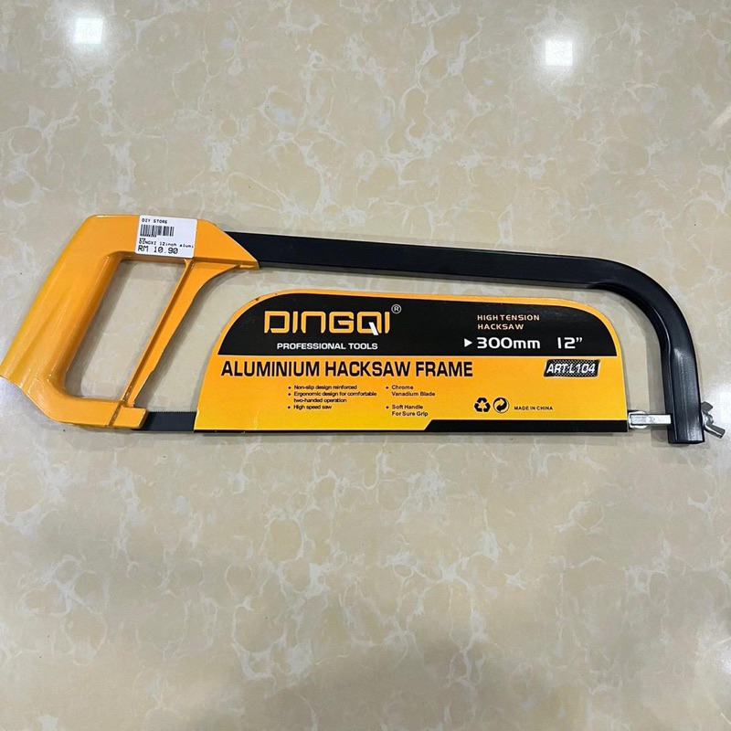 12” 300mm Steel Frame Hacksaw Iron Hand Saw Gergaji Besi | Shopee Malaysia