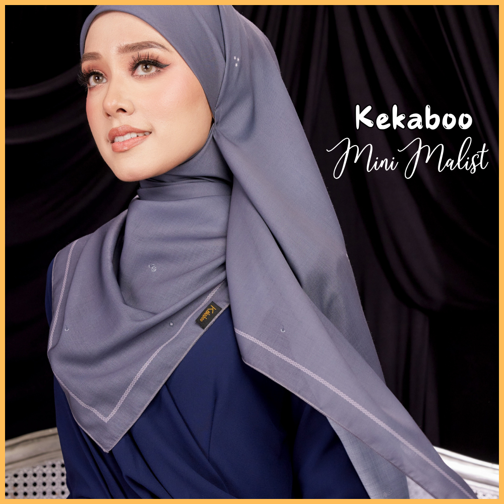 KEKABOO Tudung Bawal Minimalist Cotton Bidang 45 50 58 | Shopee Malaysia