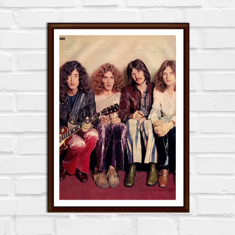 POSTER VINTAGE LED ZEPPELIN | Shopee Malaysia