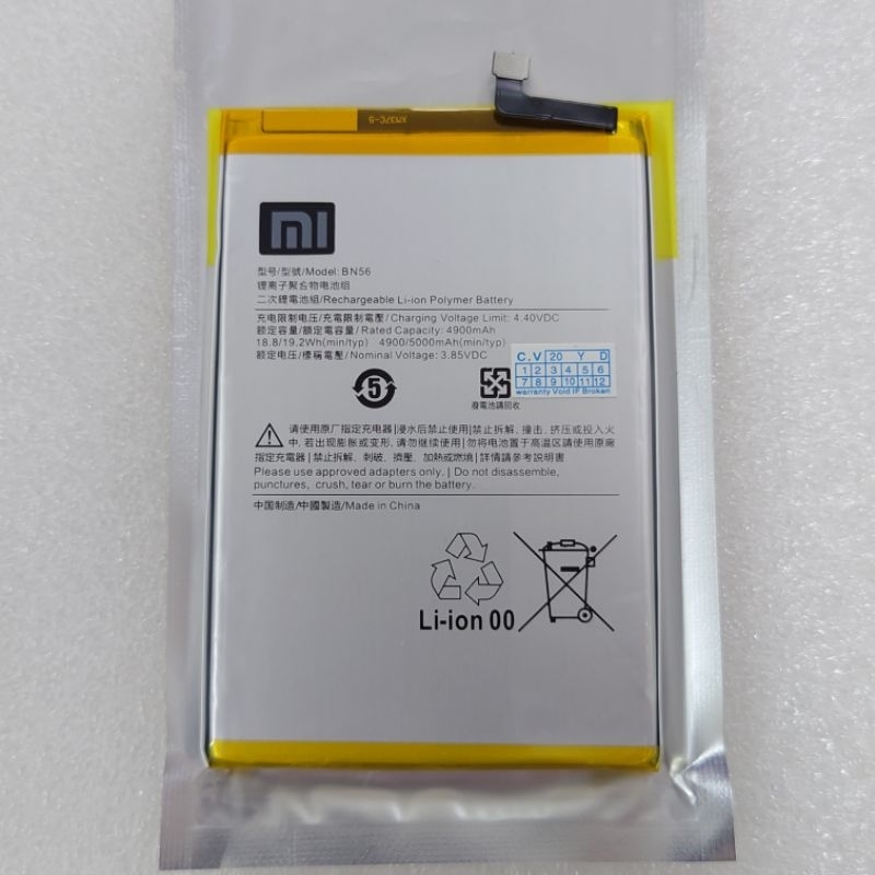 Xiaomi Redmi 9A / 9C BN56 Battery Ori Capacity 5000mAh | Shopee Malaysia