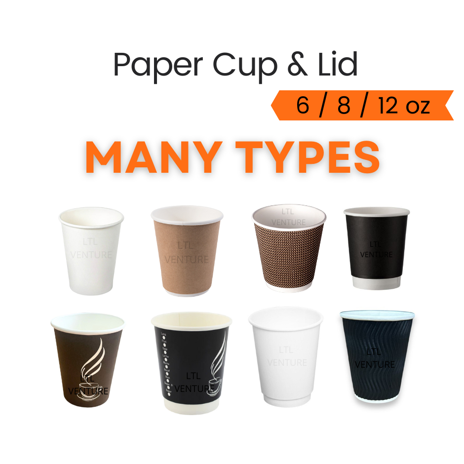 6oz/8oz/12oz Paper Cup/Strawless/Injection Switch/Rotatable Lid Single ...