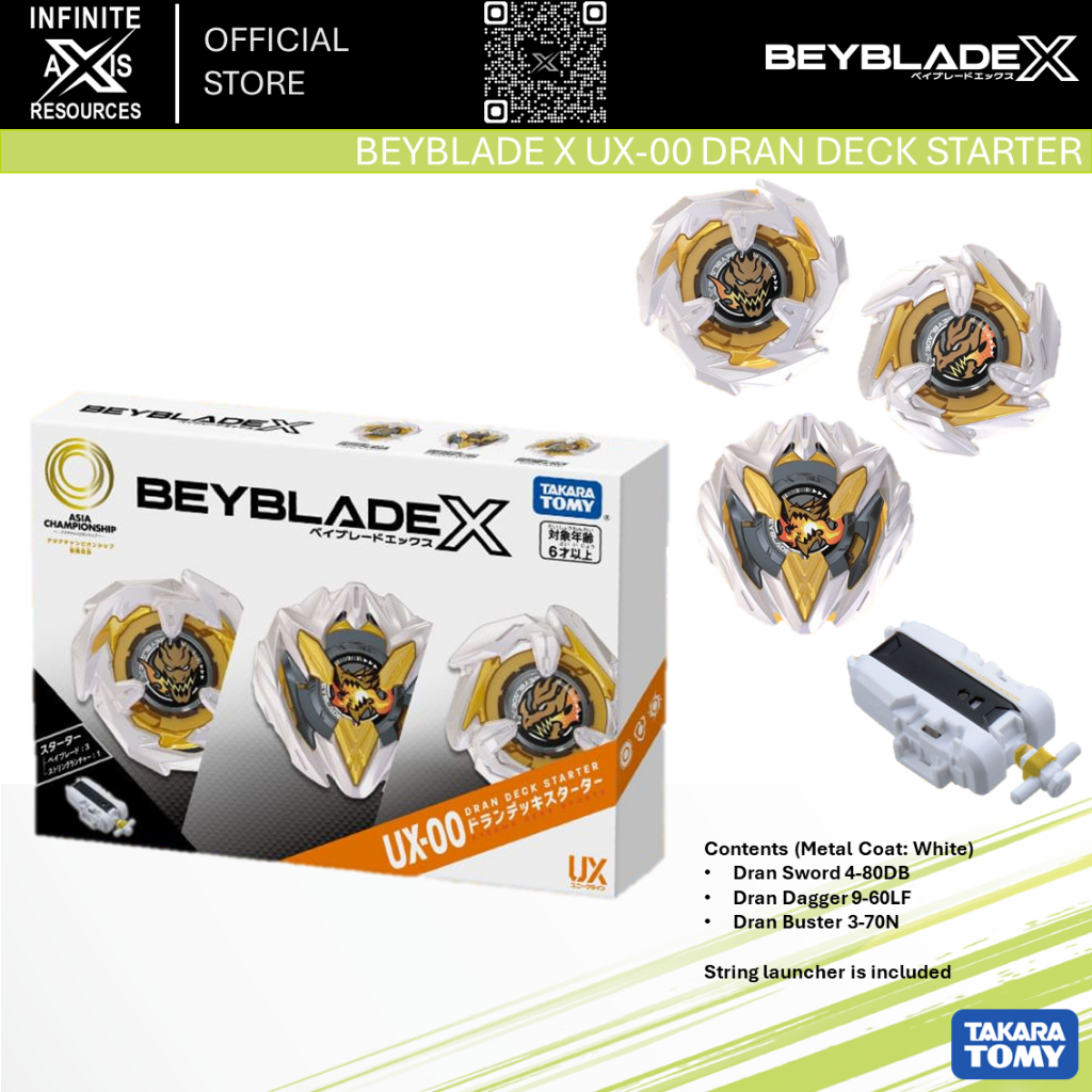 [Ready] BEYBLADE X UX-00 Starter Asia Championship Commemorative Dran ...