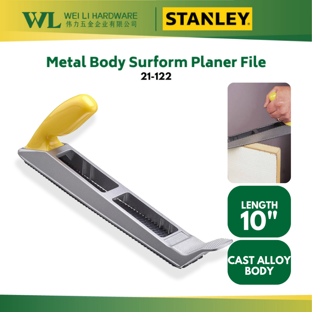 STANLEY 10" Surform Planer File Cast Iron Body Heavy Duty 5-21-122 ...