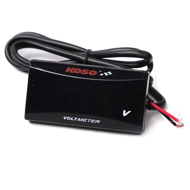 KOSO VOLTMETER WATERPROOF METER BATTERY MOTOR KERETA CAR VOLT METER V ...