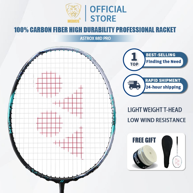 Yonex Astrox 88 S Pro 3rd Gen(Silver/Black) 2024 Badminton Racket Full ...