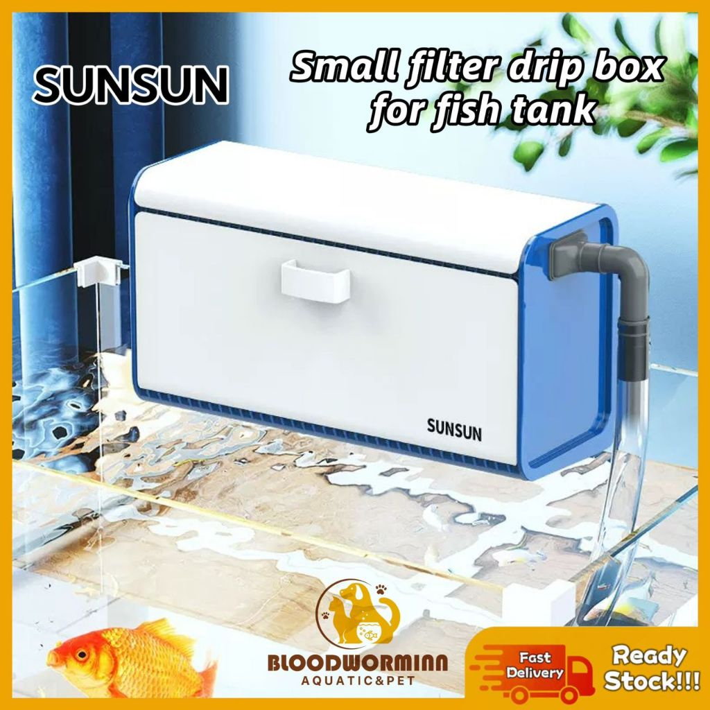 Aquarium SunSun VF180 VF260 Wall-mounted Top Drip Filter Box Silent ...