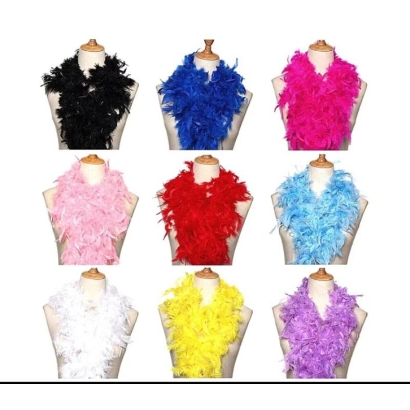 2M Feather Boa Strip Craft Costume Dressup Wedding Party Flower Deco ...