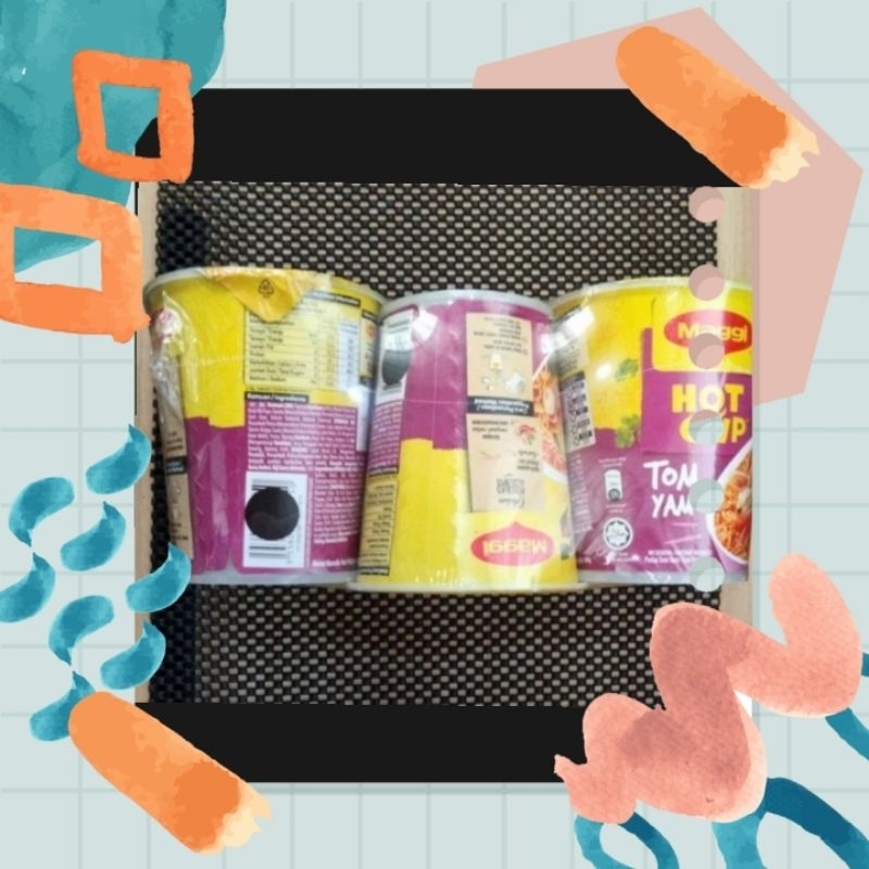 MAGGI HOT CUP TOM YAM 60G x 6 PEK (exp: 30/04/2025) | Shopee Malaysia