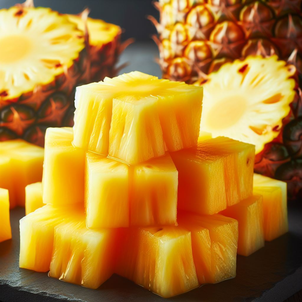 Fresh Pineapple cube (MD2) terpaling | Shopee Malaysia