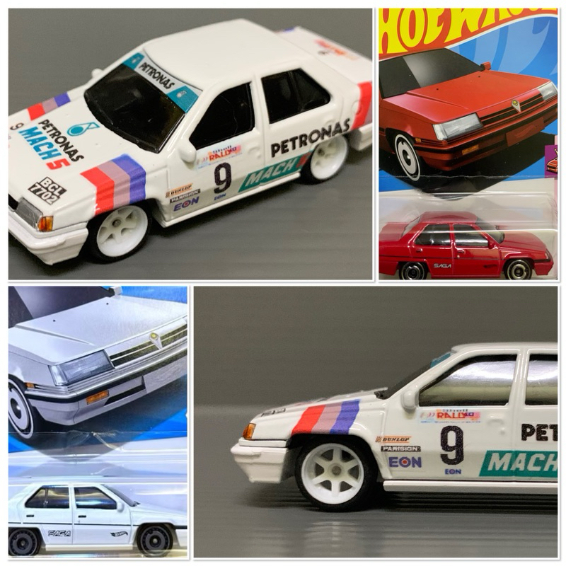 HOT WHEELS PROTON SAGA CUSTOM RALLY 1991 KARAMJIT and mainlines ...