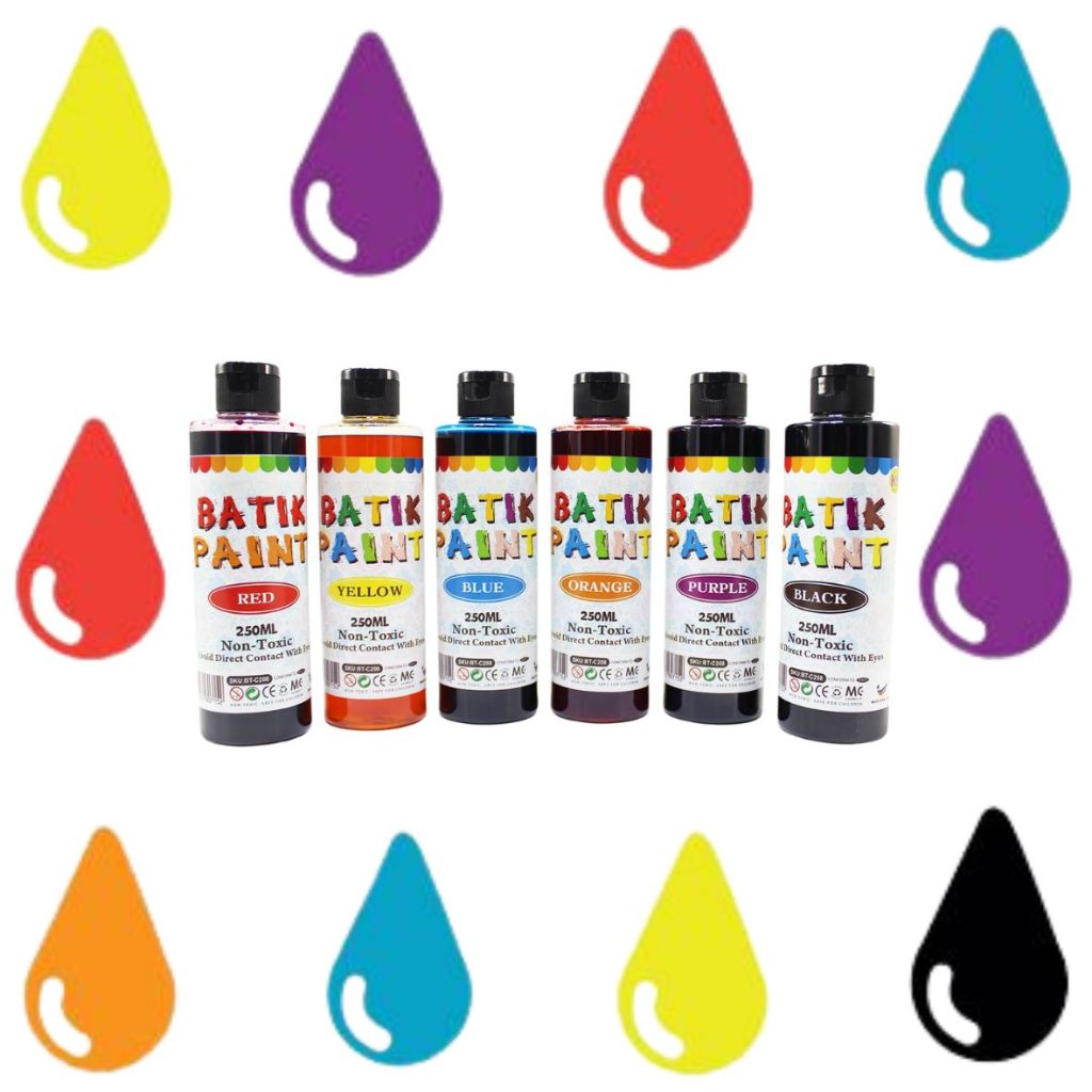 Batik Colour Dye 250ml /For Batik Painting Art Class /Educational Art ...