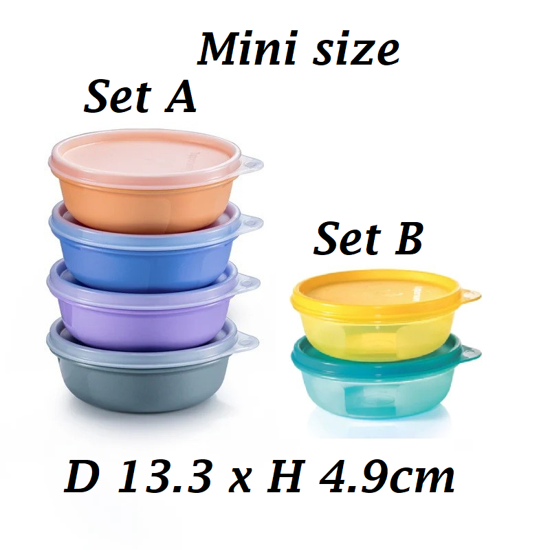 *Set A/Set B*Tupperware modular bowl Mini 300ml | Shopee Malaysia
