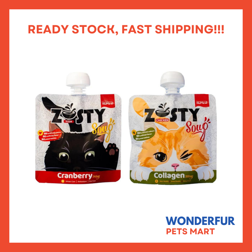 ZESTY Cat Soup Kitten Adult Cat 猫咪汤包 (80g) | Shopee Malaysia