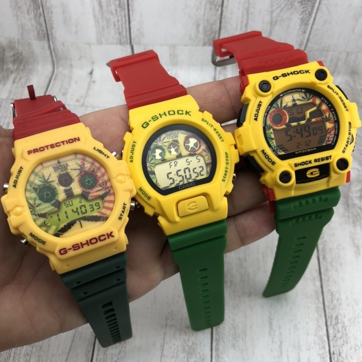 OFFERS GSKMat Moto Rasta | Dw-6900 | Tapak Kucing Viral limited edition ...