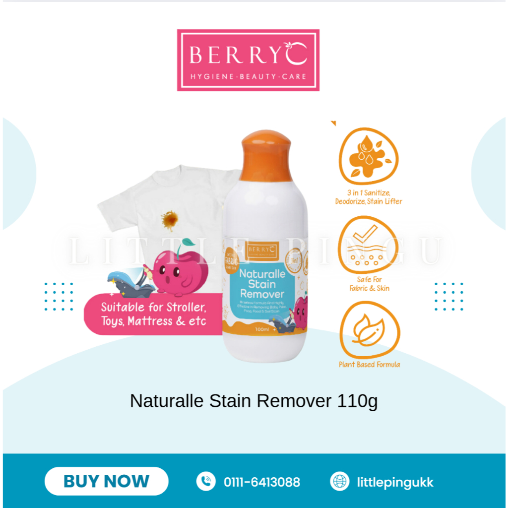 BerryC Naturalle Stain Remover 110g | Shopee Malaysia