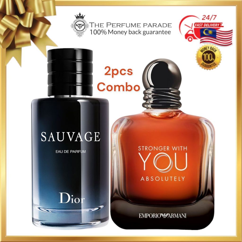 [2Pcs Combo Pack] 100% Genuine Perfume Stronger With You Absolutely ...