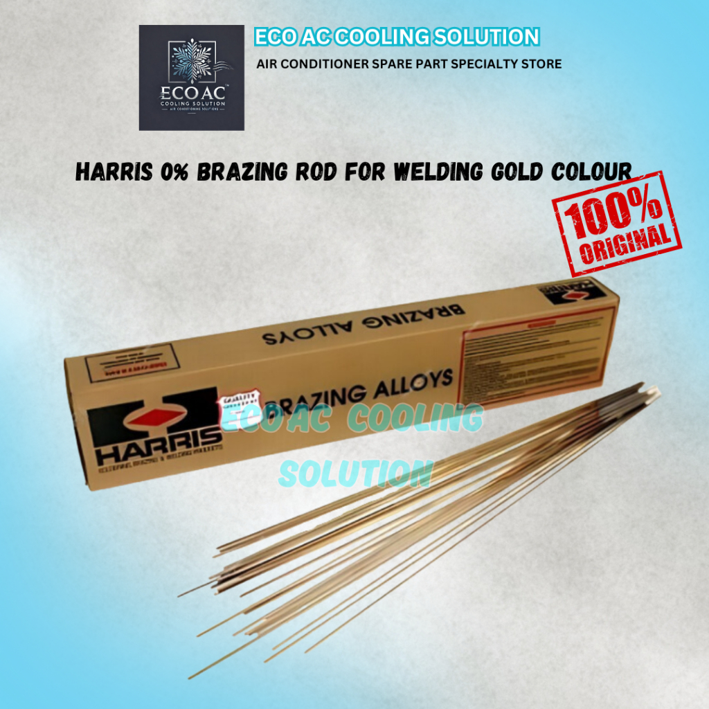 HARRIS 0% BRAZING ROD FOR WELDING GOLD COLOUR | Shopee Malaysia