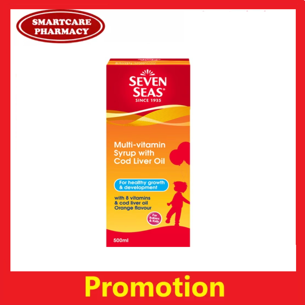 Seven Seas Multi-Vitamin Syrup With Cod Liver Oil 500ml | Shopee Malaysia