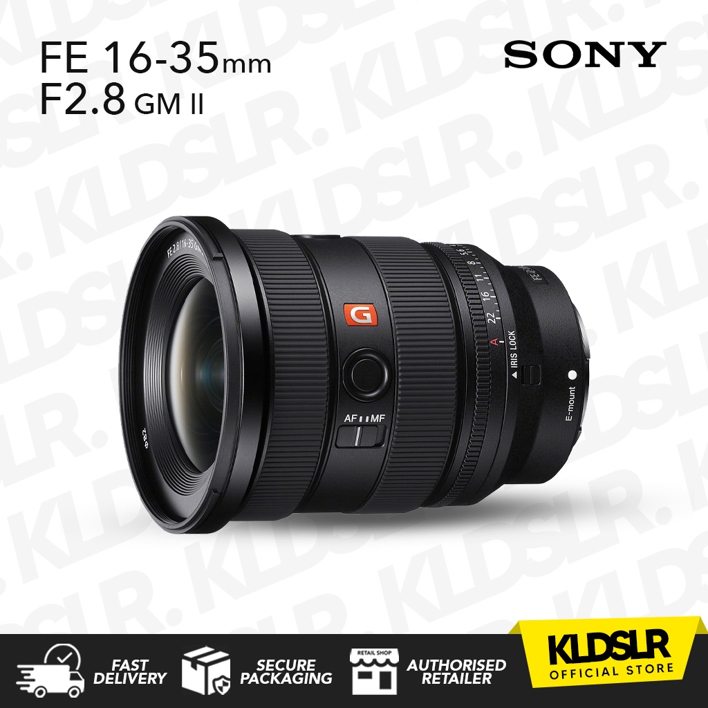 Sony FE 16-35mm F2.8 GM II Lens - SEL1635GM2 ( 1+1 Year Sony Malaysia Warranty ) | Shopee Malaysia