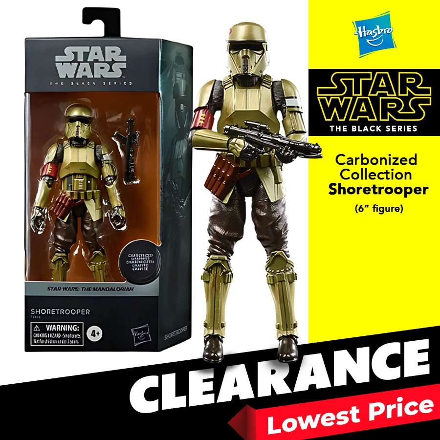 Figur aksi STAR WARS The Black Series Carbonized Original Shoretrooper ...