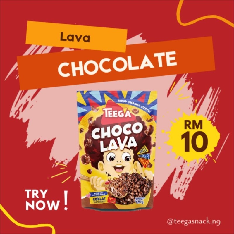 Teega Choco Lava Pack 120g | Shopee Malaysia