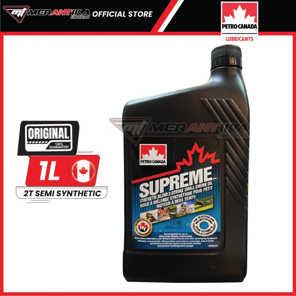 MERANTIKA | PETRO-CANADA Supreme 2T Semi Synthetic 1L Motorcycle Oil | Shopee Malaysia