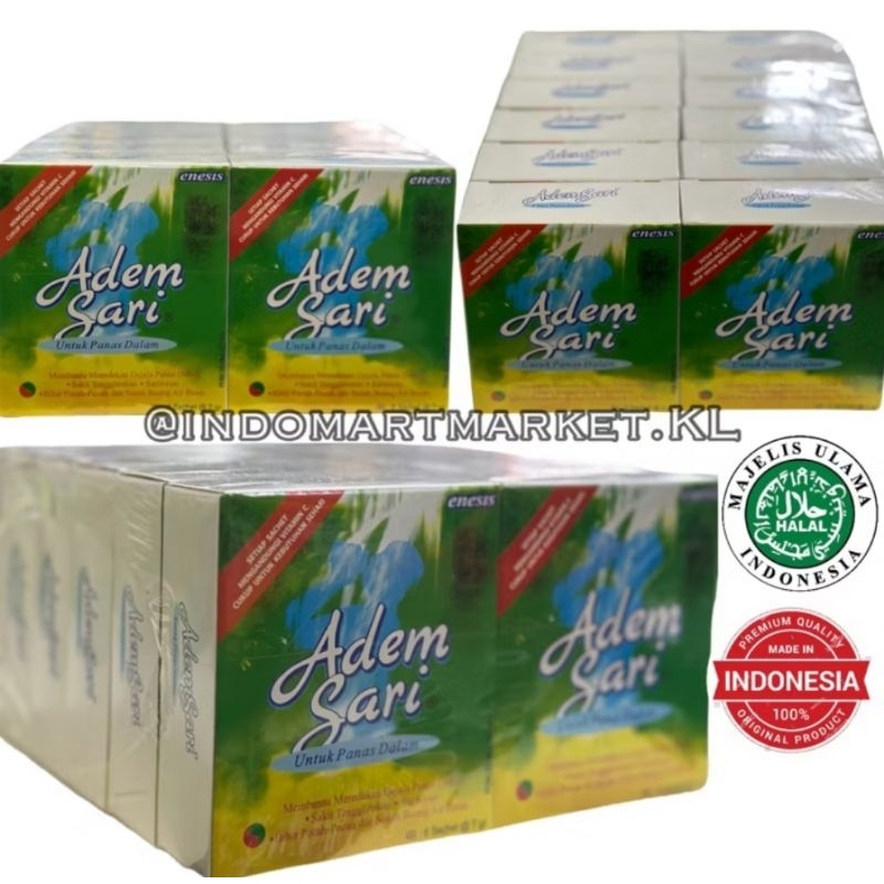 ADEM SARI 1 DOZEN (12 KOTAK) @72 PCS | Shopee Malaysia