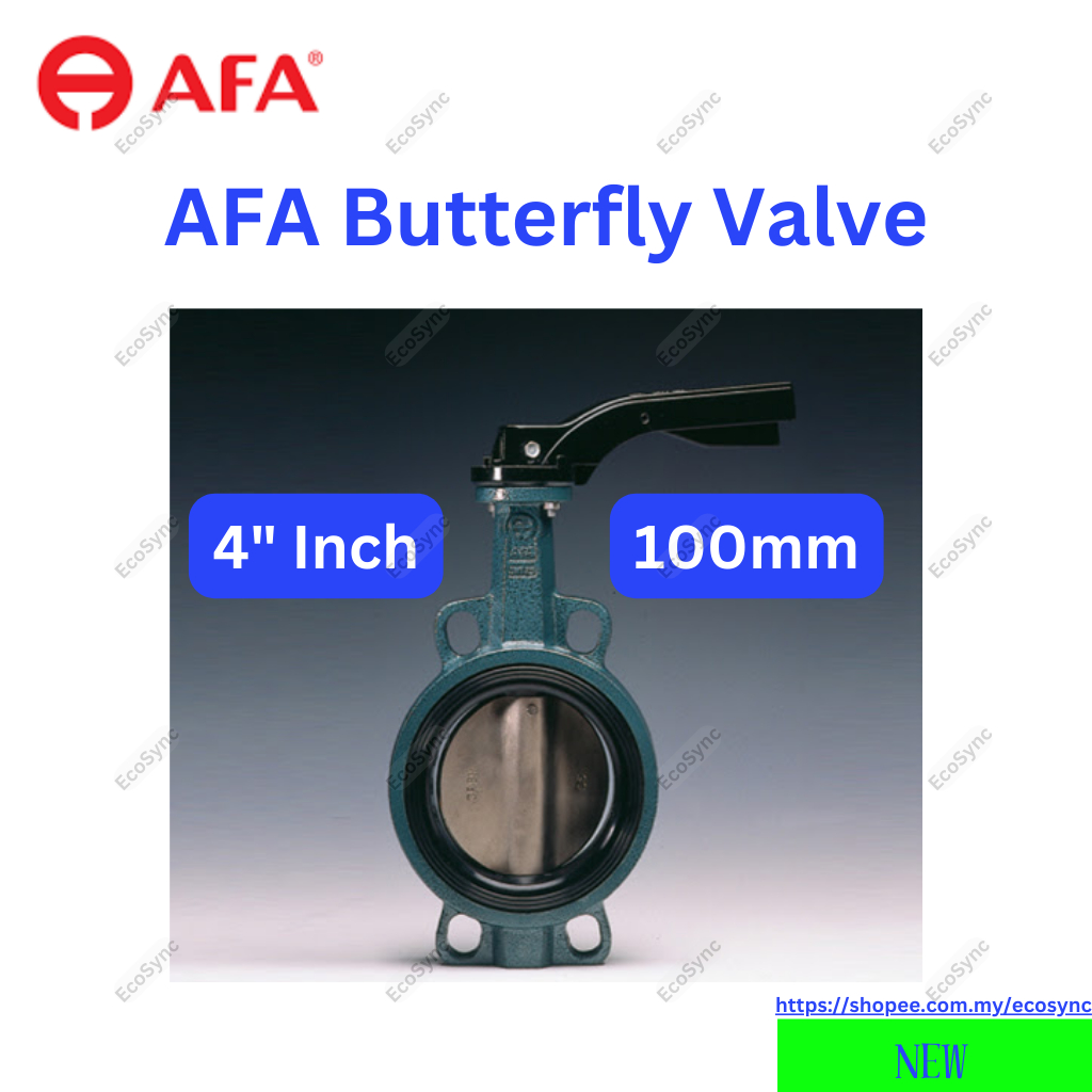 100mm (4") AFA Butterfly Valve | Shopee Malaysia