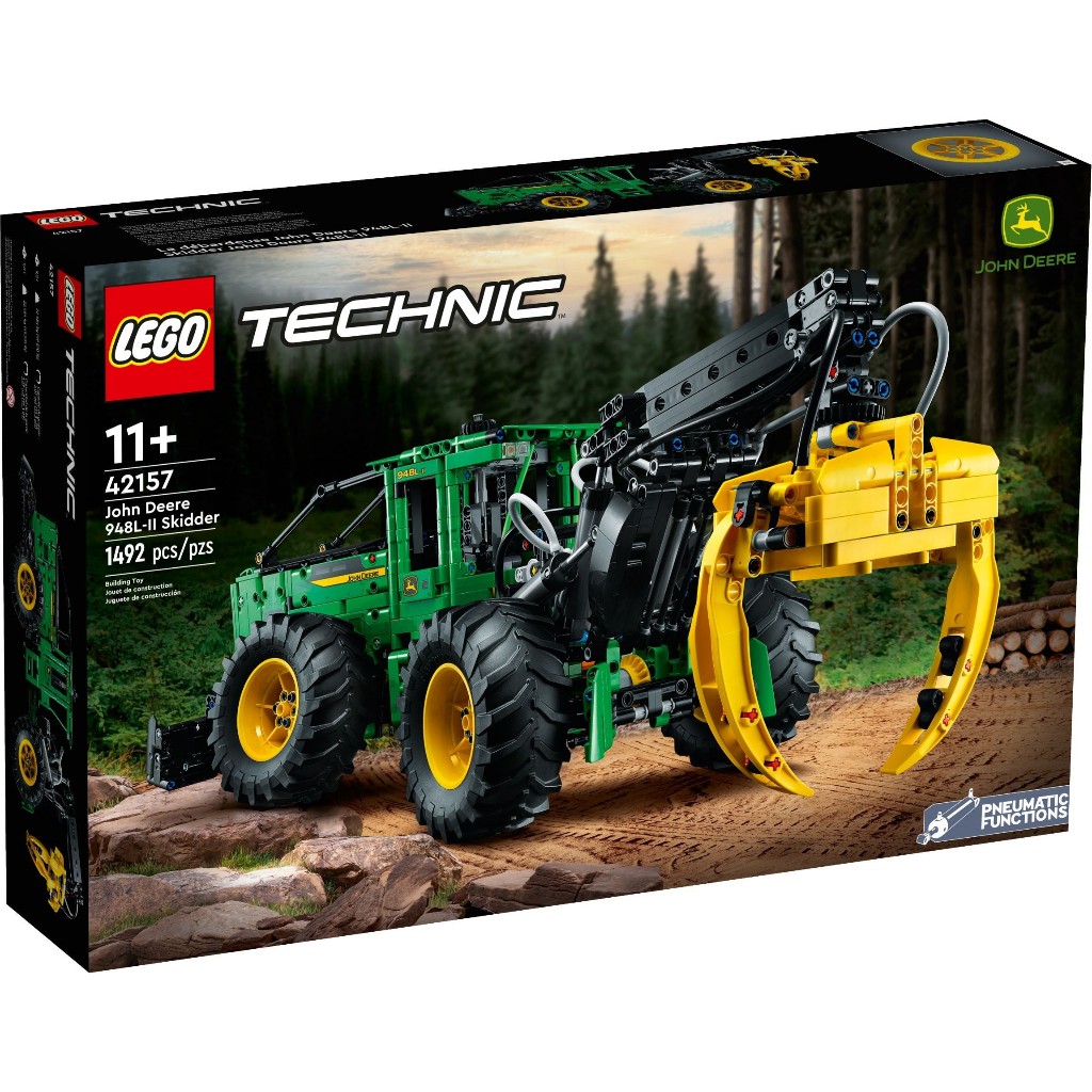 Lego 42157 Technic John Deere 948L-II Skidder new ready stock (slight ...