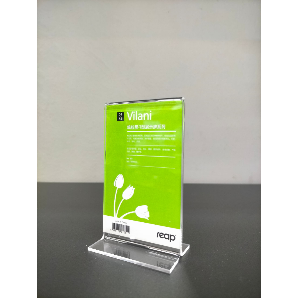 RMI RP5011 T-Shape Paper table stand holder tabletop menu sign display ...