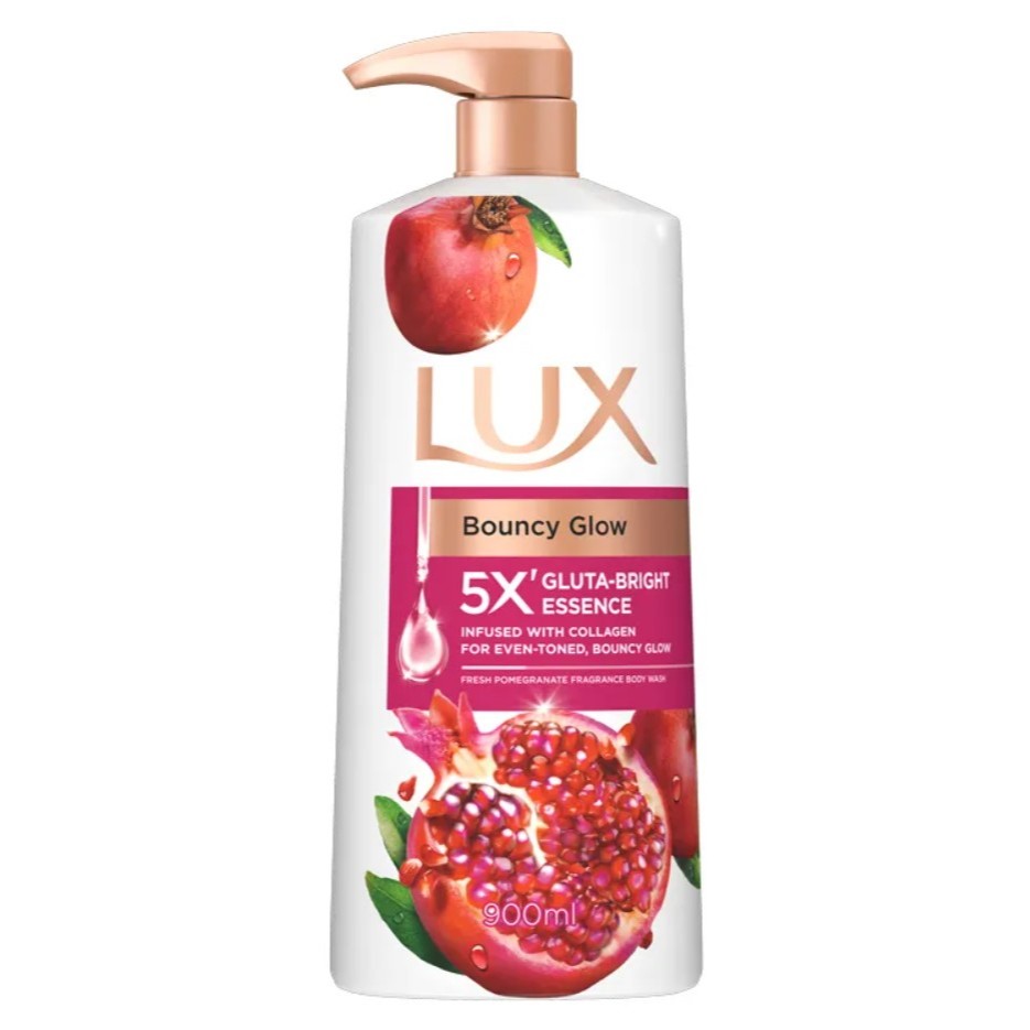 Lux Bouncy Glow Body Wash 900ml Fresh Pomegranate Fragrance Body Wash | Shopee Malaysia