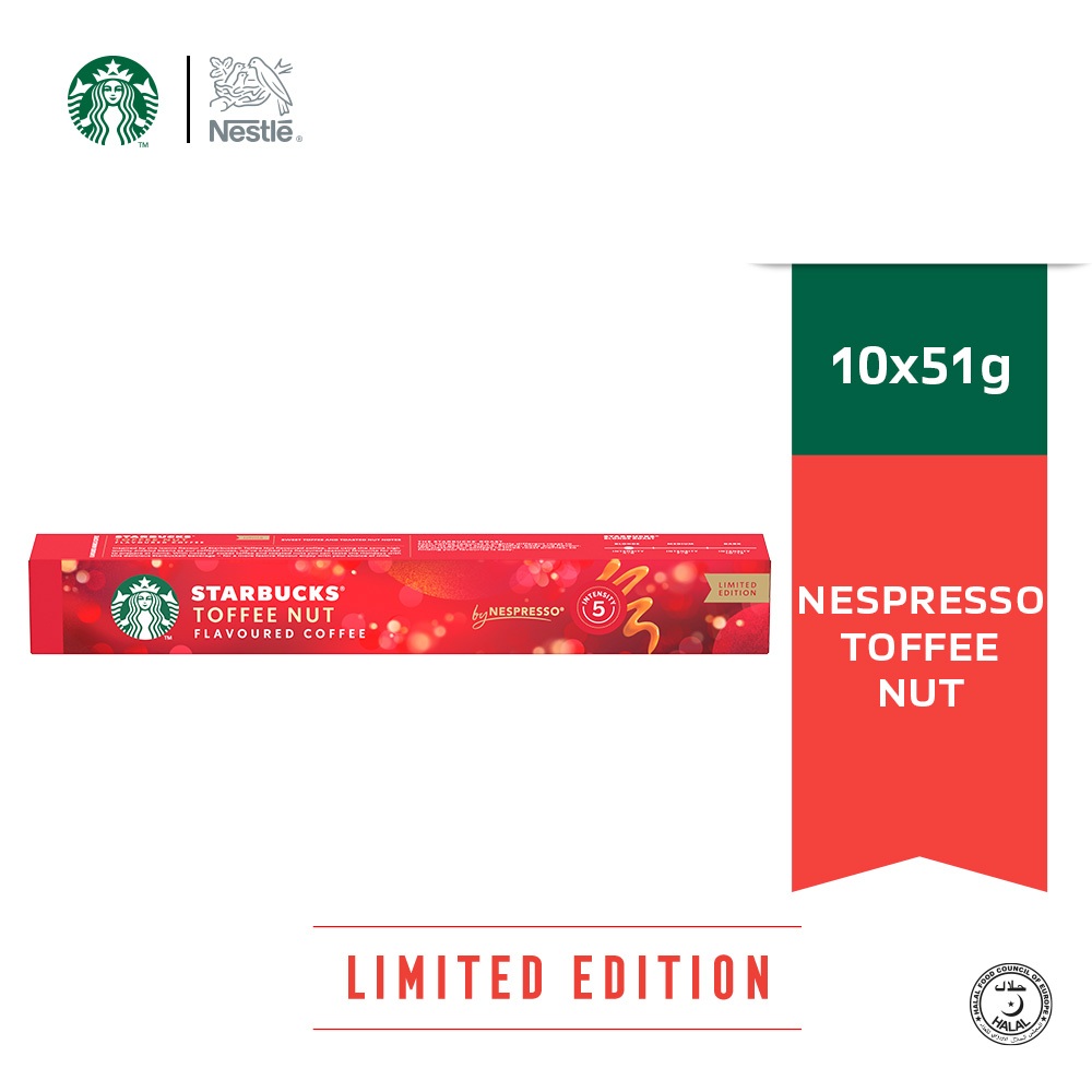STARBUCKS Nespresso Toffee Nut 12x51g | Shopee Malaysia