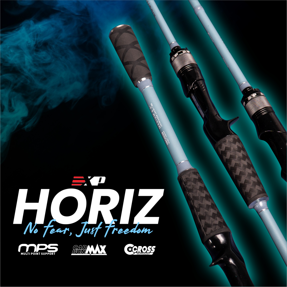EXP HORIZ ROD 2 PCS & Butt Joint Fishing Rod Medium Light/Heavy Weight ...