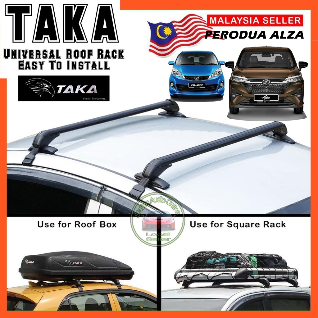Perodua Alza Universal Roof Rack Luggage Car Top Carrier Cargo Box ...