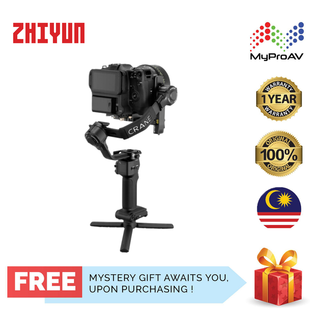 ZHIYUN CRANE 4 3-Axis Handheld Gimbal Stabilizer Standard and Combo Kit ...