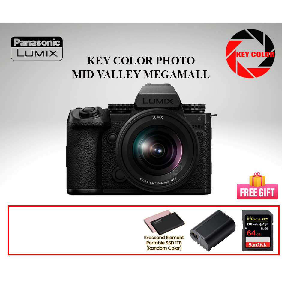 Panasonic Lumix S5 IIX Mirrorless Camera Body / 20-60mm Lens | Shopee ...
