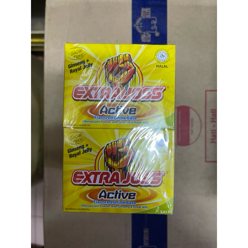 Extra joss energy drink ACTIVE 1 pack 10 box | Shopee Malaysia