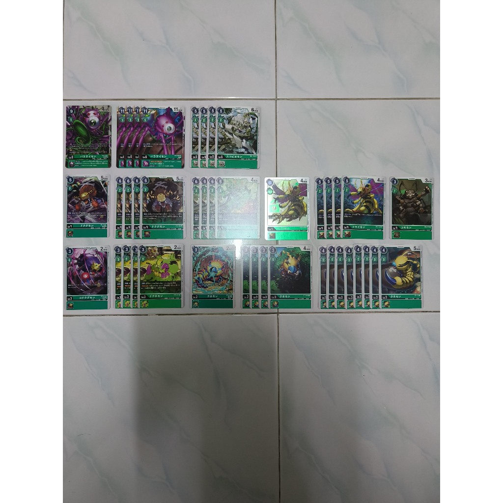 Digimon Card Game - Insect Card Set | Kodokugumon · Dokugumon ...