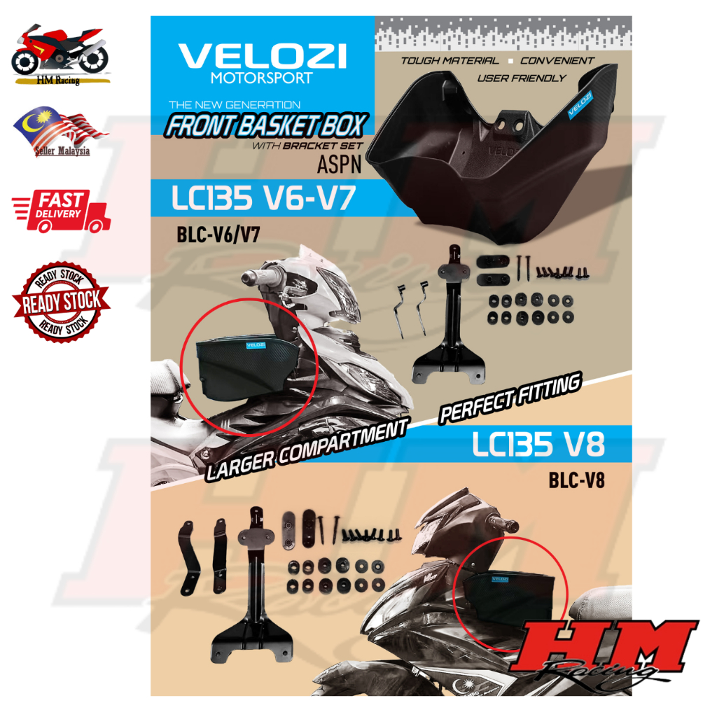 VELOZI HEAVY DUTY PVC BASKET Y15ZR Y16ZR Y15 V1 V2 Y16 LC135 V2 V3 V4 ...