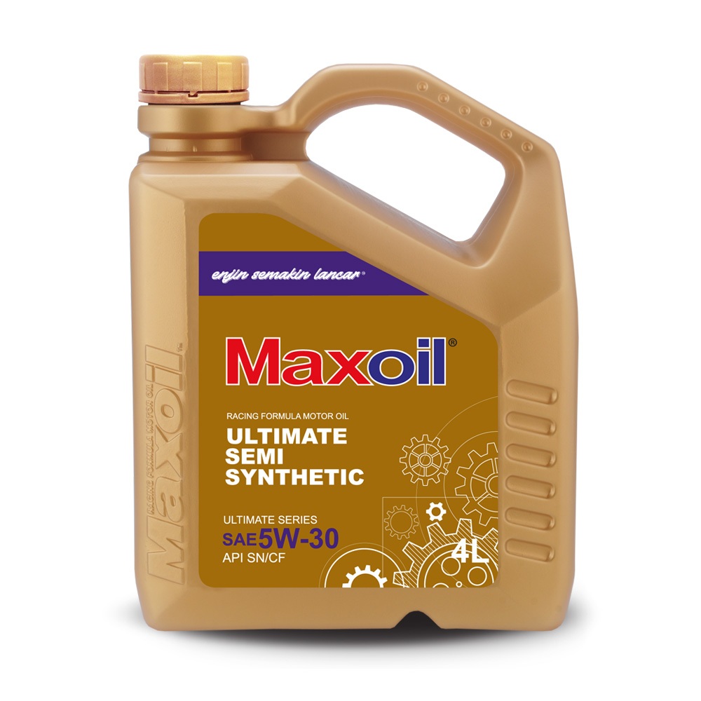 MAXOIL ULTIMATE SEMI SYNTHETIC SAE 5W30 SN 4L 100% ORIGINAL | Shopee ...