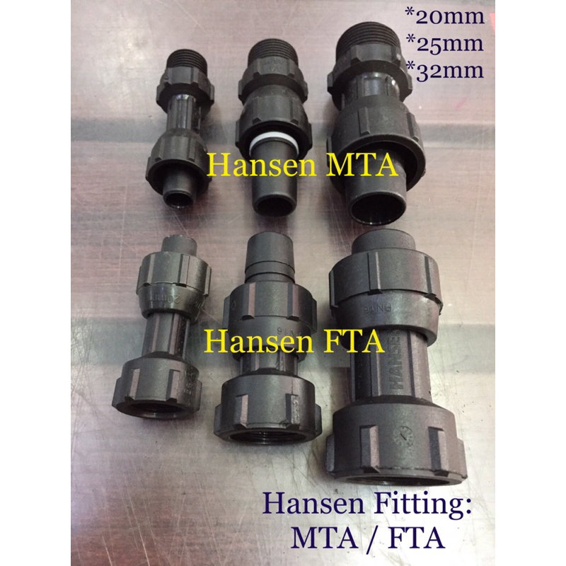 Hansen MTA Hansen FTA Penyambung Pipe Hansen Fitting Male Threaded ...