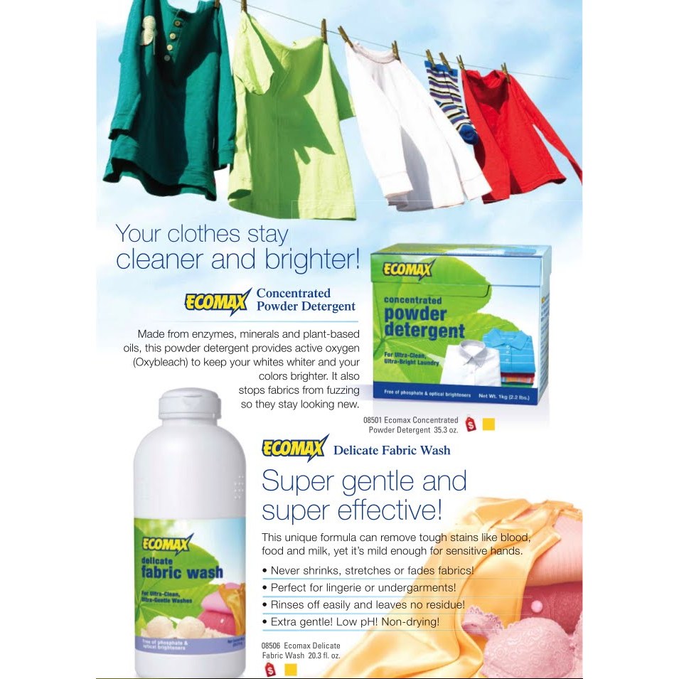 Ecomax Concentrated Powder Detergent Powder Pencuci Baju | Shopee Malaysia