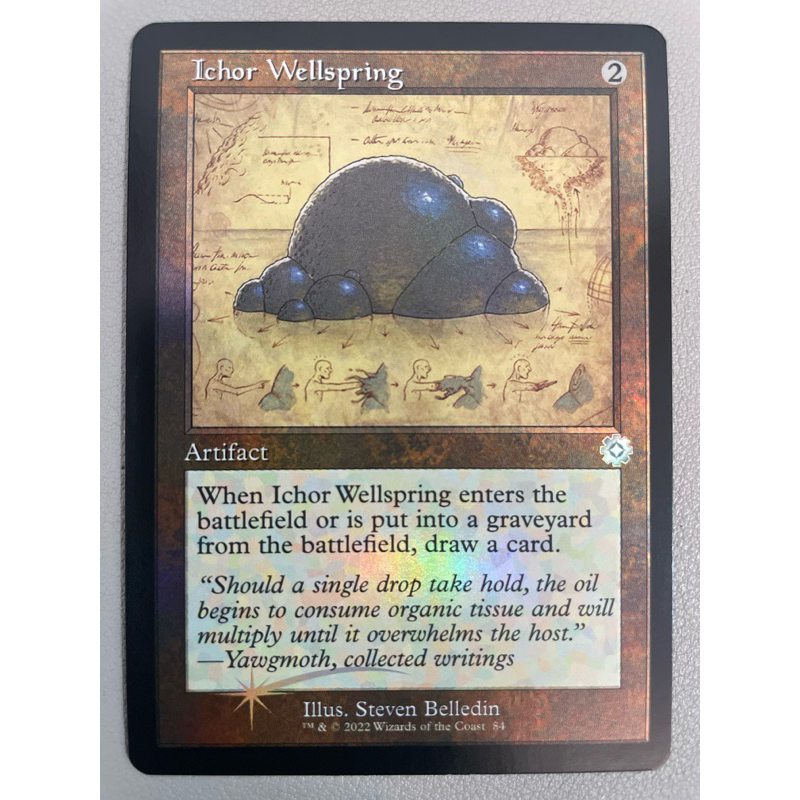 MTG:The Brother’s War (BRO) U084 - Ichor Wellspring (Schematic Art Foil ...